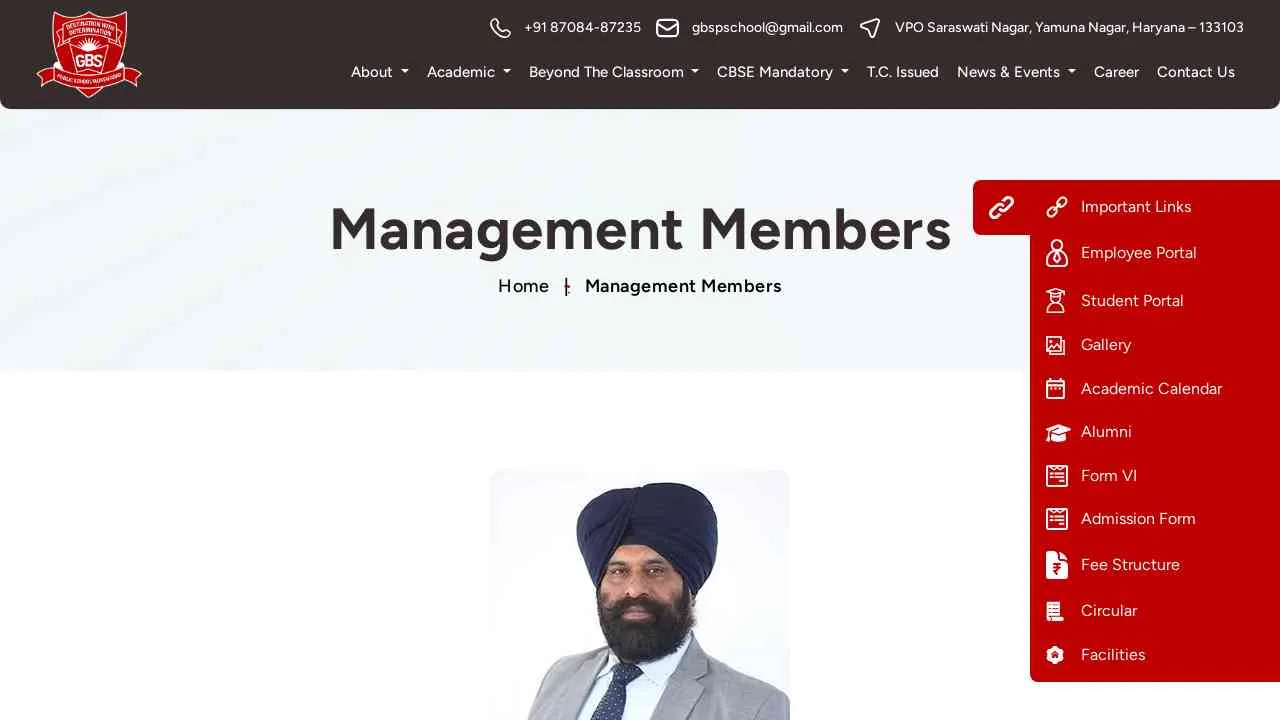 Home - Management Members